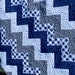 Handmade Quilt Zig Zag Quilt Chevron Pattern, Made to Order Any Color ...