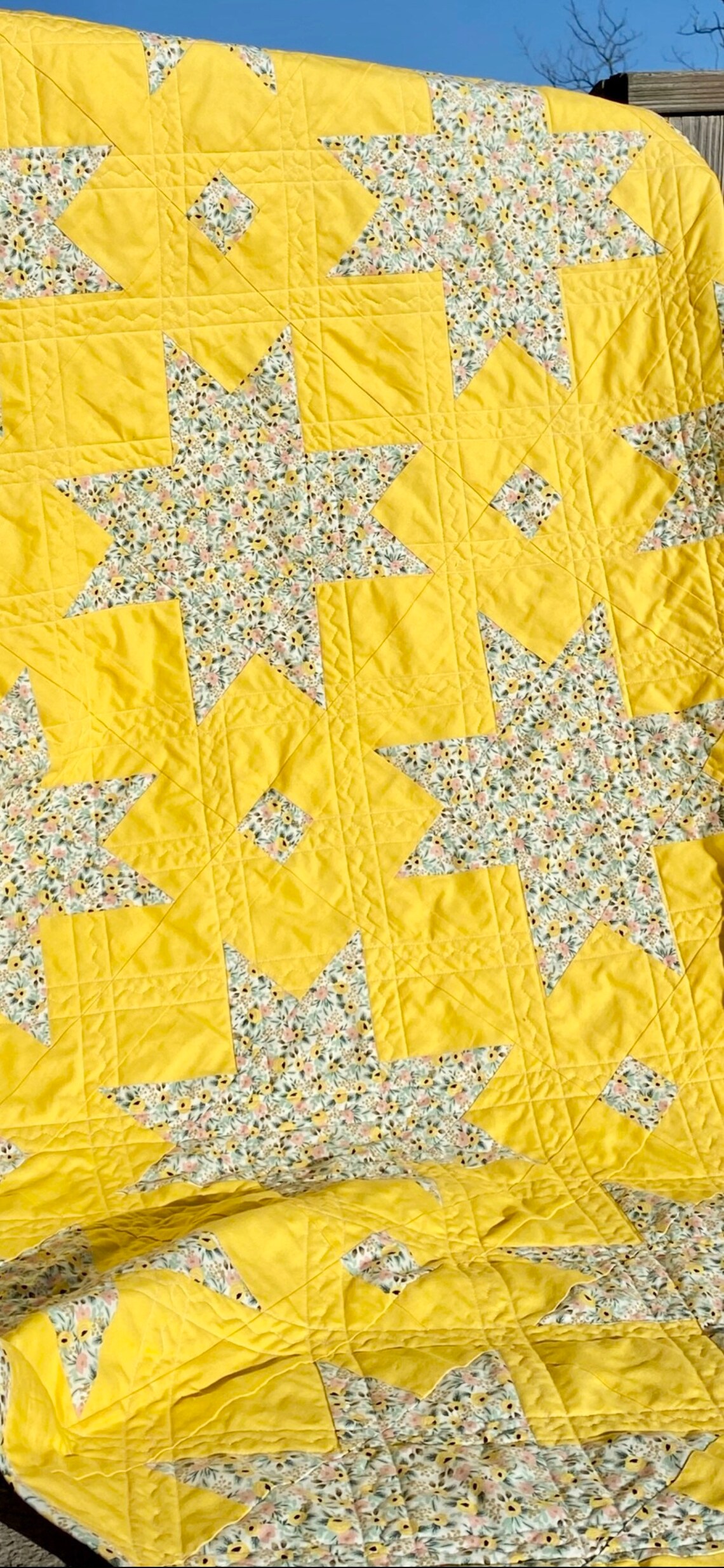 Sawtooth Star Quilt Handmade Your Choice of Colors and Size - Etsy