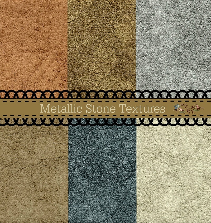 Metallic Stone Textures - Etsy