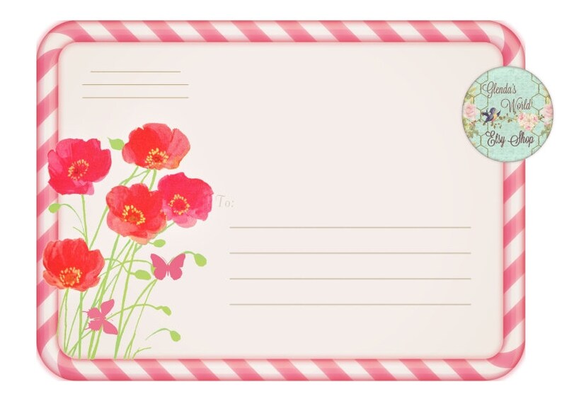 Pretty Shipping Labels - Etsy