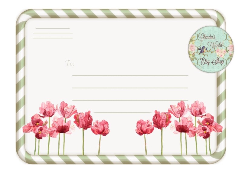 Pretty Shipping Labels - Etsy