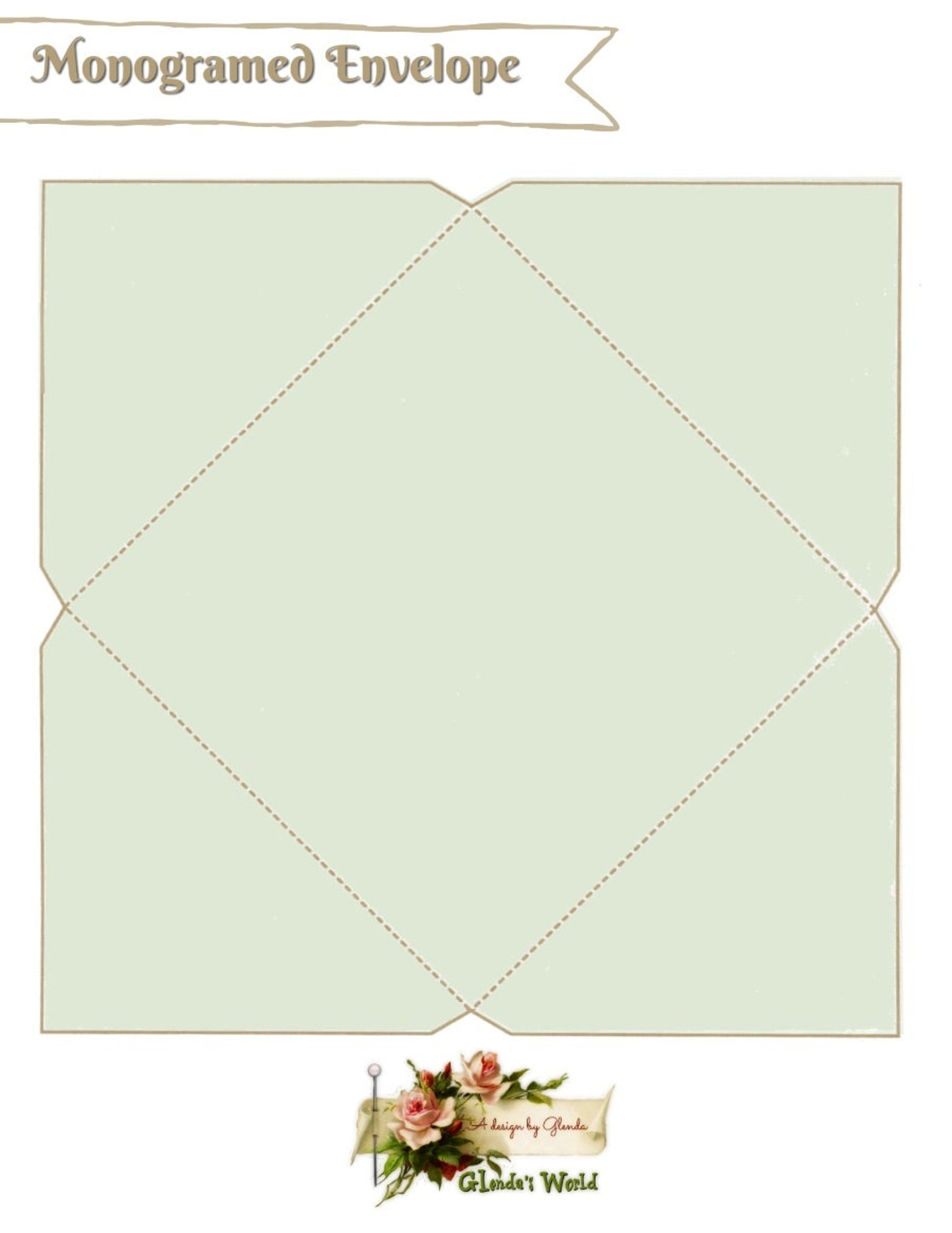 Pretty Monogrammed Note Cards - Etsy