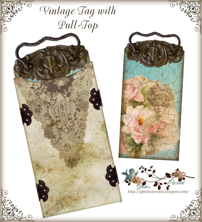 Vintage Tag With Pull-top and Sleeve - Etsy