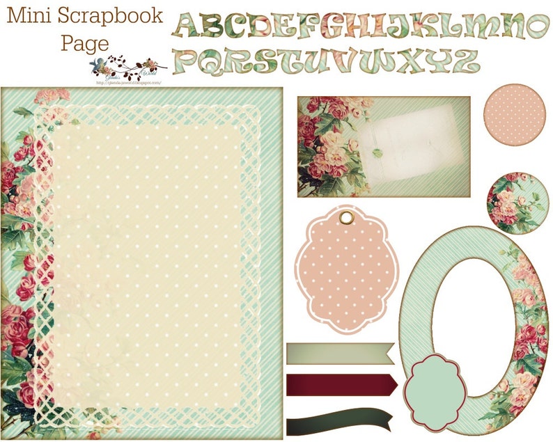 Spring Scrapbook or Card Making Elements - Etsy