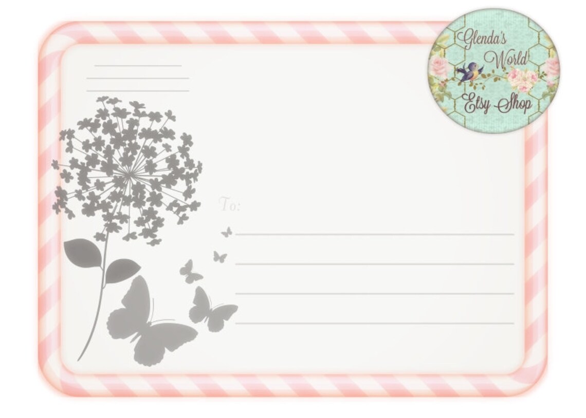 Pretty Shipping Labels - Etsy