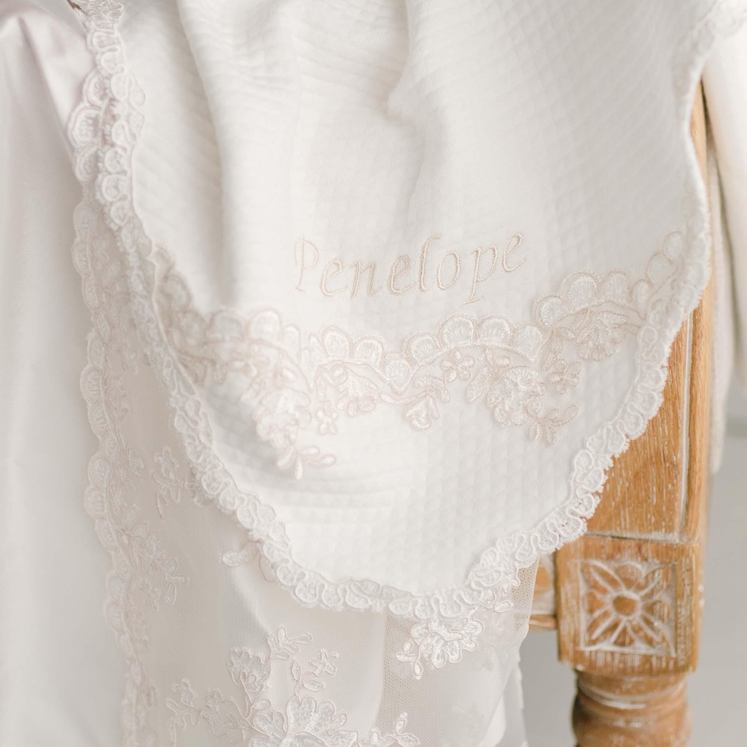Baptism Blanket Baby Girls | Christening Shawl | Baby Girls Christening ...