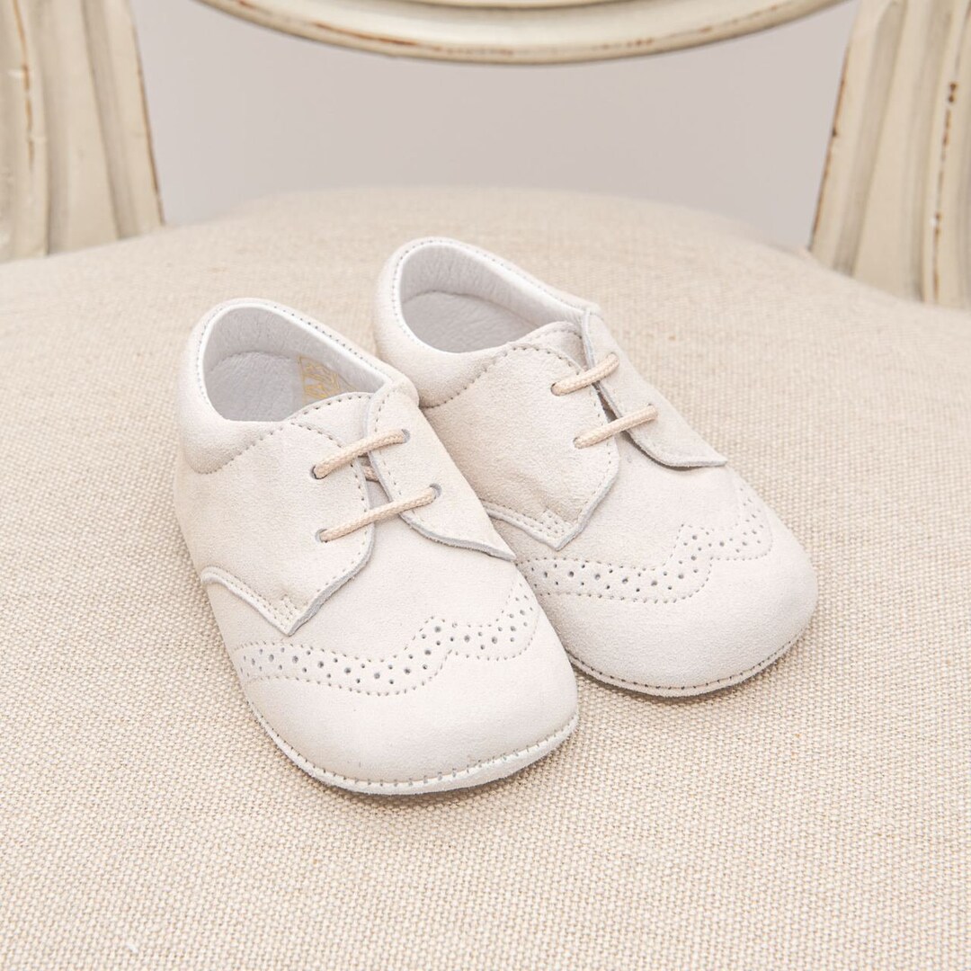 SALE Baby Tan Suede Shoes Baby Boy Tan Shoes Baby Baptism & Christening ...