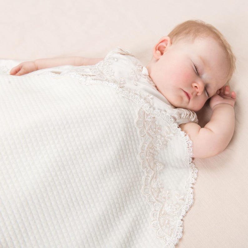 Baptism Blanket Baby Girls | Christening Shawl | Baby Girls Christening ...