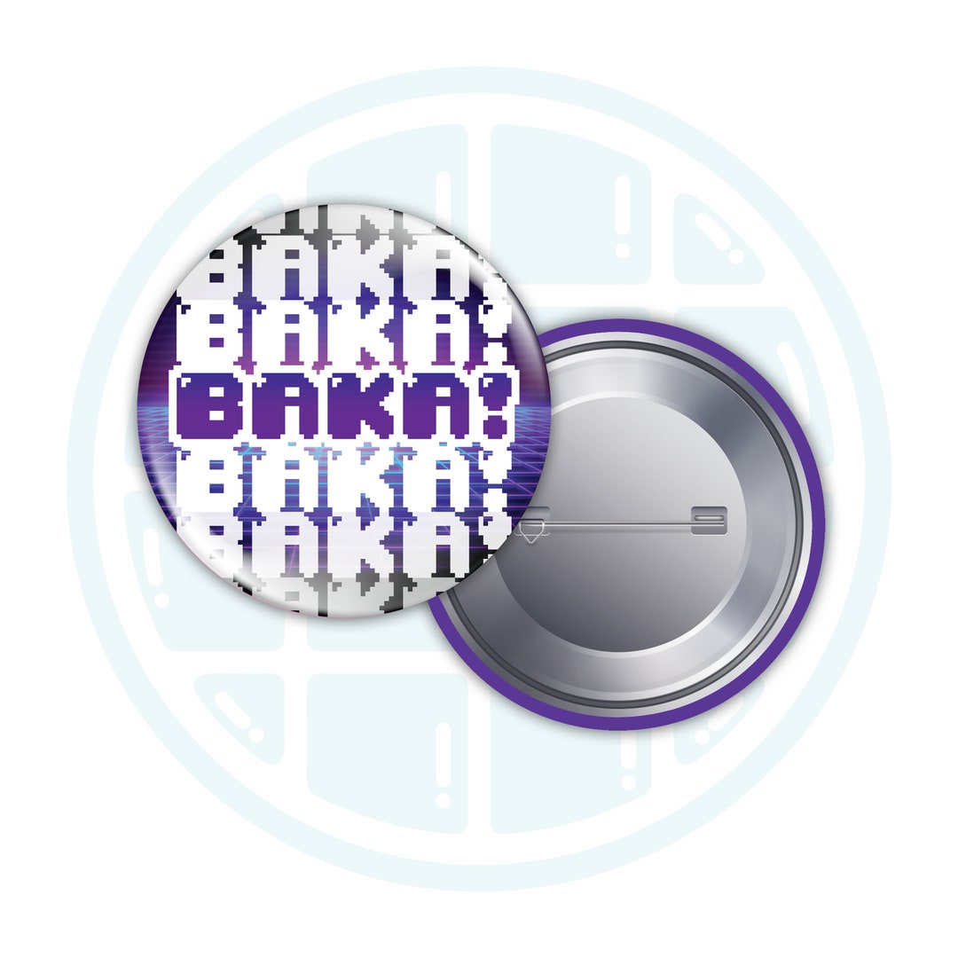 1.5" BAKA! Button - Etsy