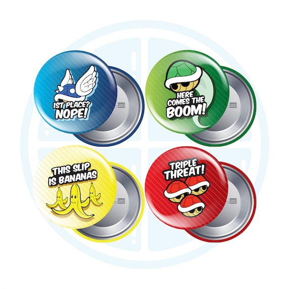 Mario Kart 1.5 Juego de botones - Etsy España