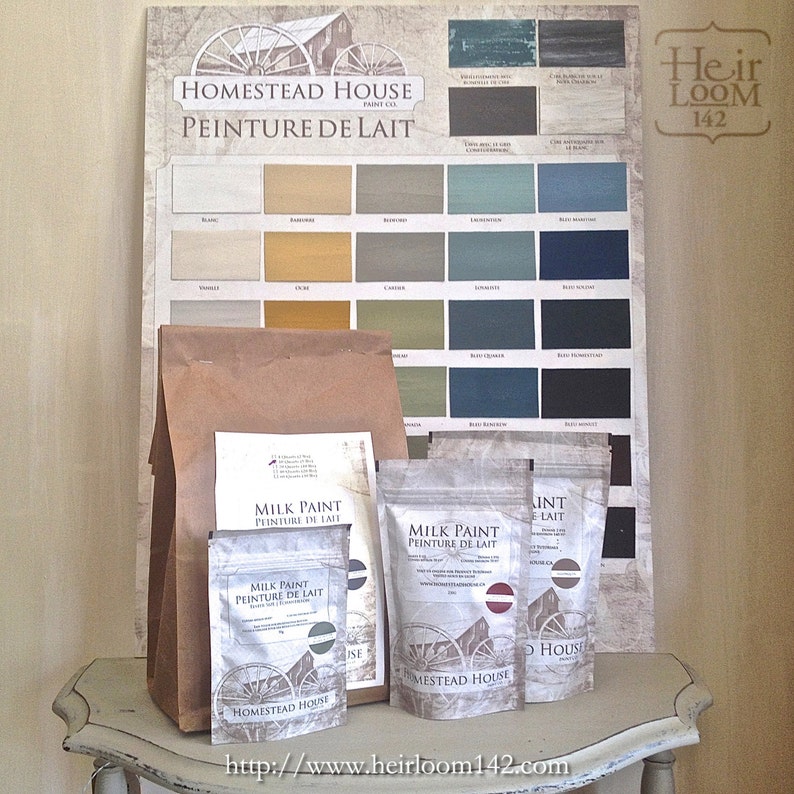 Homestead House Milk Paint 30 Colours 4 Sizes Made in - Etsy