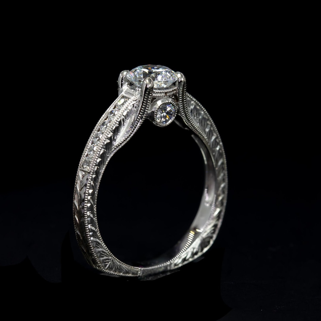 Edwardian Engagement Ring/ Vintage Edwardian Ring Setting Semi Mount ...