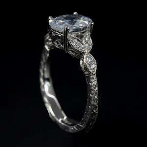 Antique Engagement Ring/ Edwardian Engagement Ring/ Antique Diamond ...