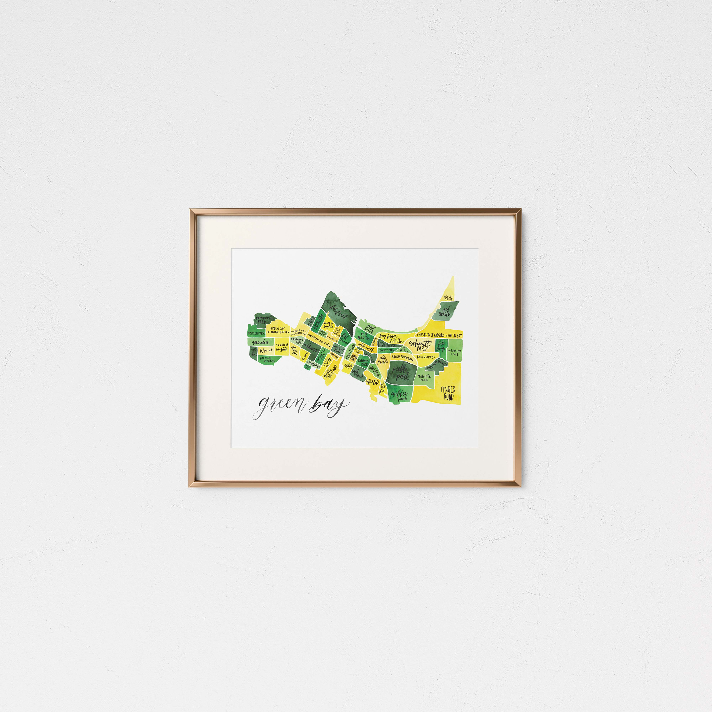 Map Of Downtown Green Bay