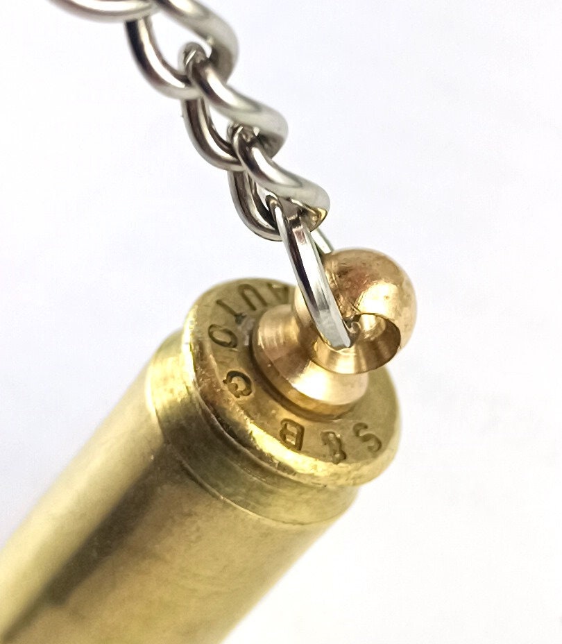 7.62x39 Kalashnikov Ammo Cartridge Keychain Original FMJ Bullet Cooper ...