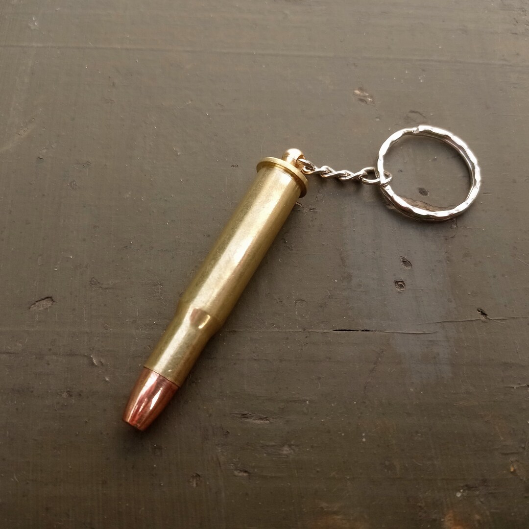 Winchester .30-30 Lever Action Rifle, Brass Bullet Keychain - Etsy