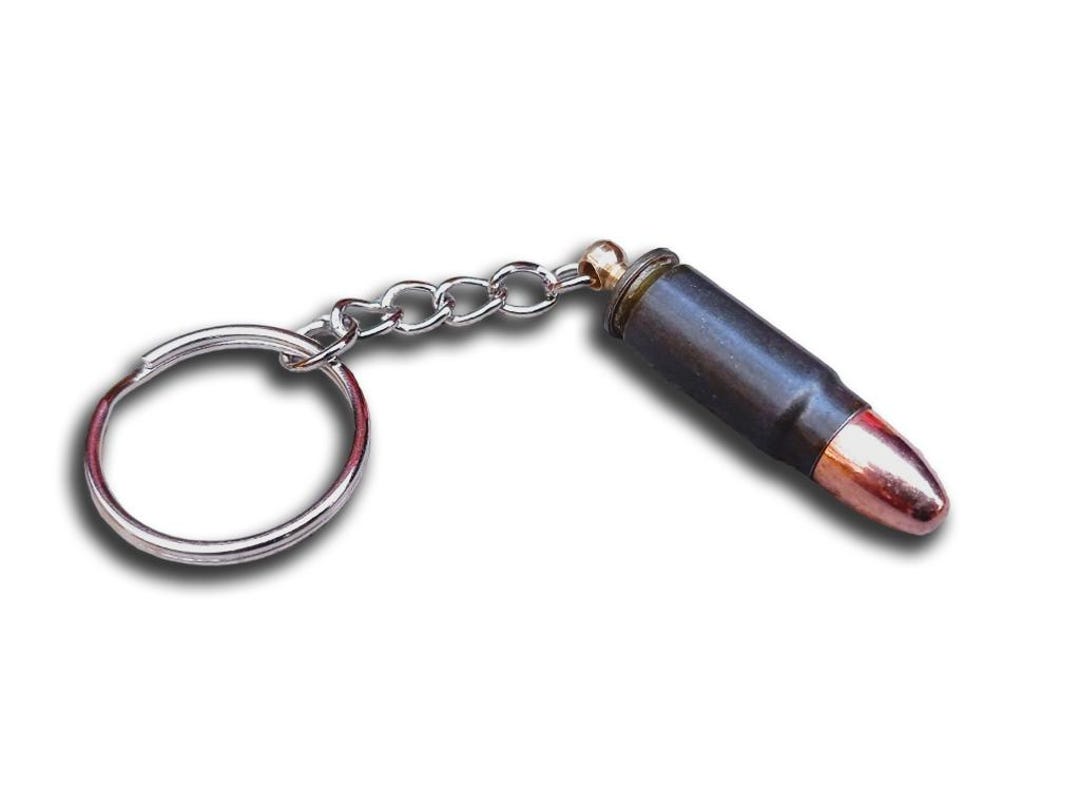 7,62x25 Soviet Bullet Keychain, Tokarev, Steel Lacquered, Fashion ...