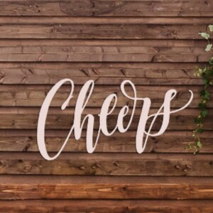 Cheers Wedding Reception Decor Wedding Signs - Etsy