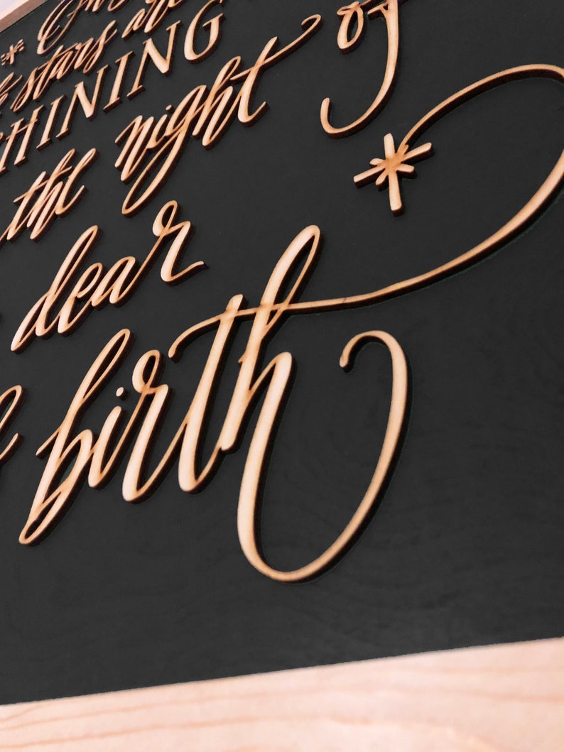 I Am Fearfully and Wonderfully Made | Nursery Sign | 3D Laser Cut Sign ...