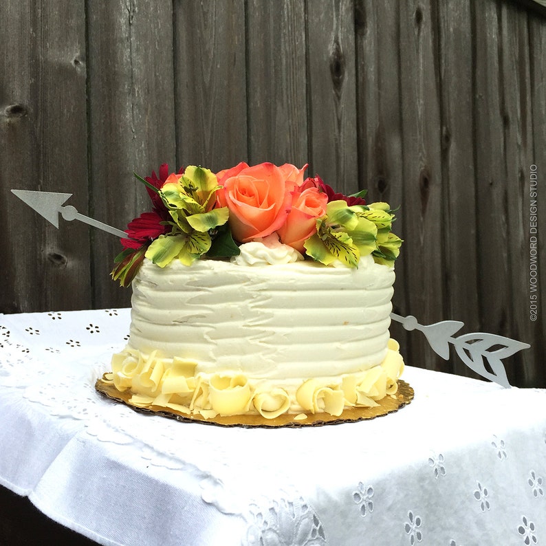 Arrow Cake Topper - Etsy
