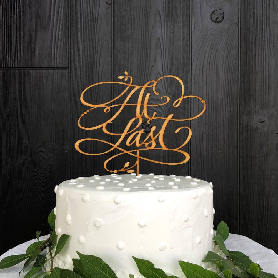 Topper Cake Wood Slice Cake Top Wedding Cake Rustic Wedding Decor Cake ...