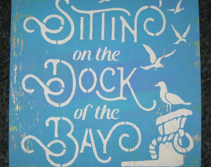 Sitting on the Dock of the Bay........primitive/ Wall Decor/ Family ...