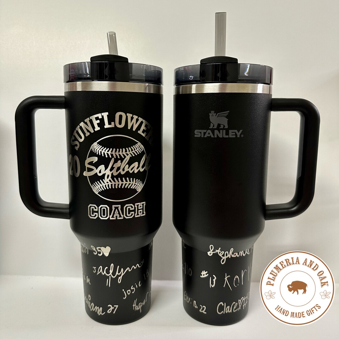 Team Coach Tumbler, Engraved Tumbler, Team Mom Gift, Softball Coach ...