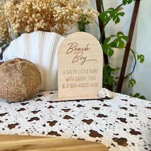 Beach Baby Shower Sign, Beach Wood Sign, Beach Baby, Coastal Nursery ...