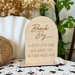 Beach Baby Shower Sign, Beach Wood Sign, Beach Baby, Coastal Nursery ...