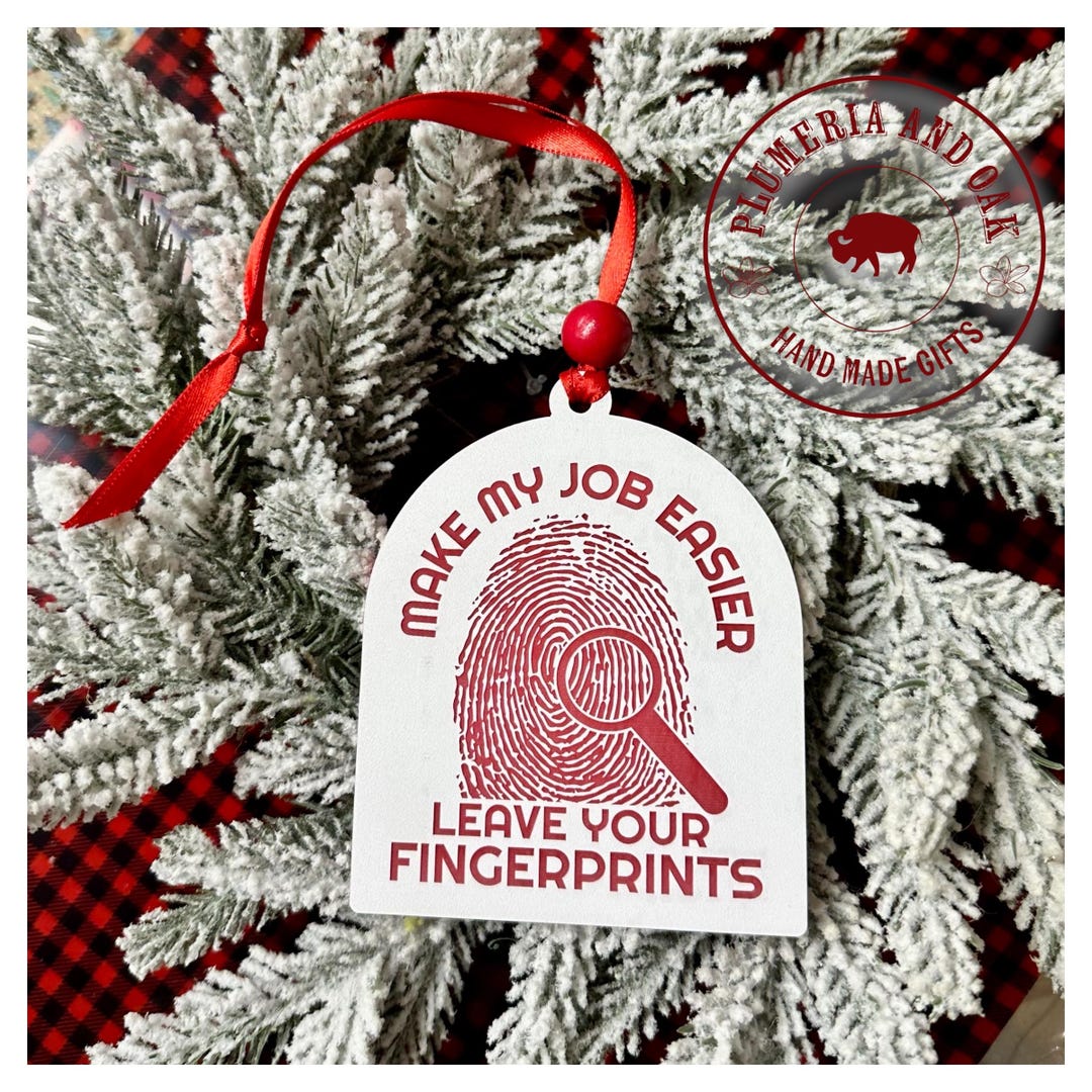 Forensic Scientist Ornament, Crime Scene Investigator, True Crime Gift ...