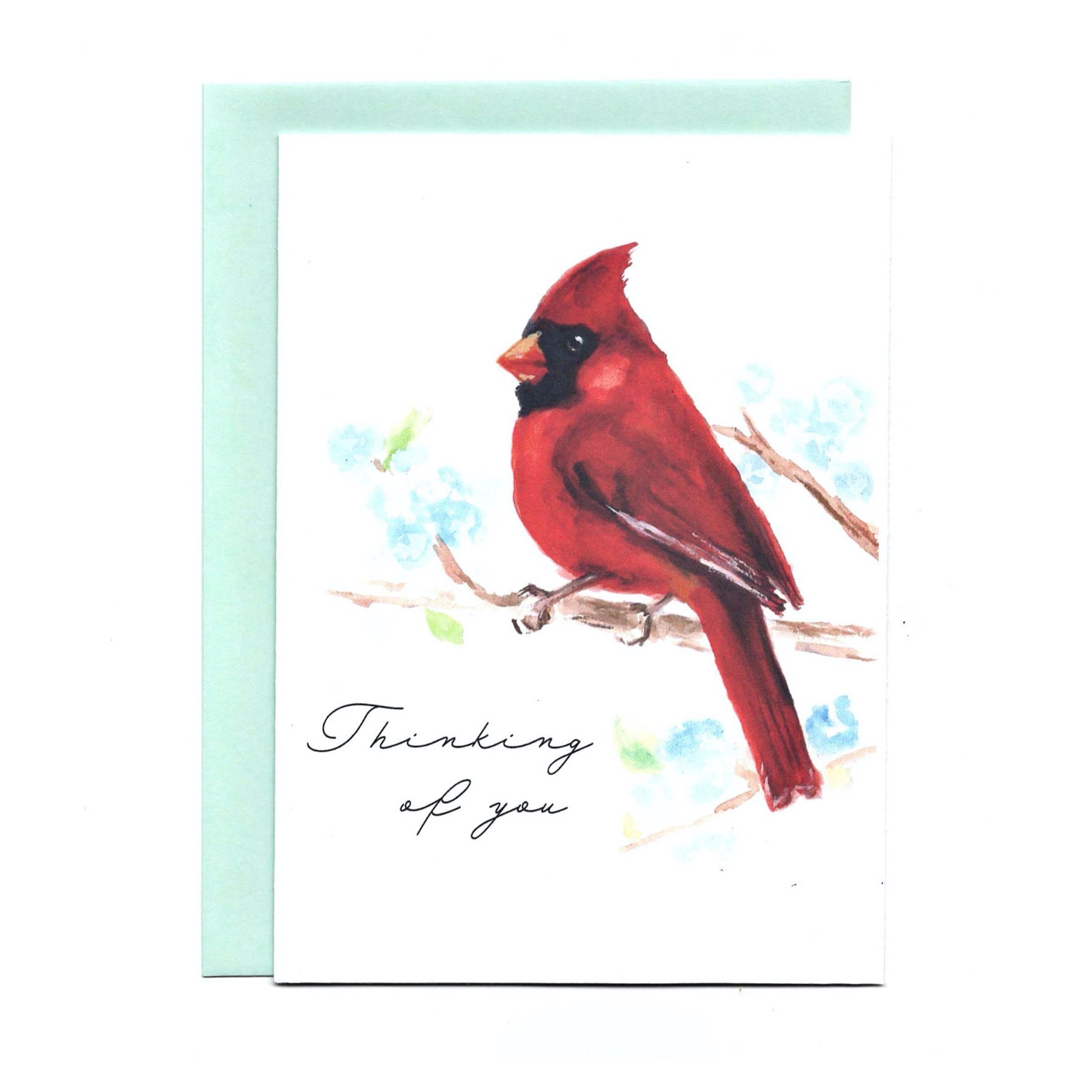 Cardinal Sympathy Card | Thinking of You | Blank Card | 5" X 7" - Etsy