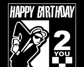 Ska Birthday Card - Etsy UK