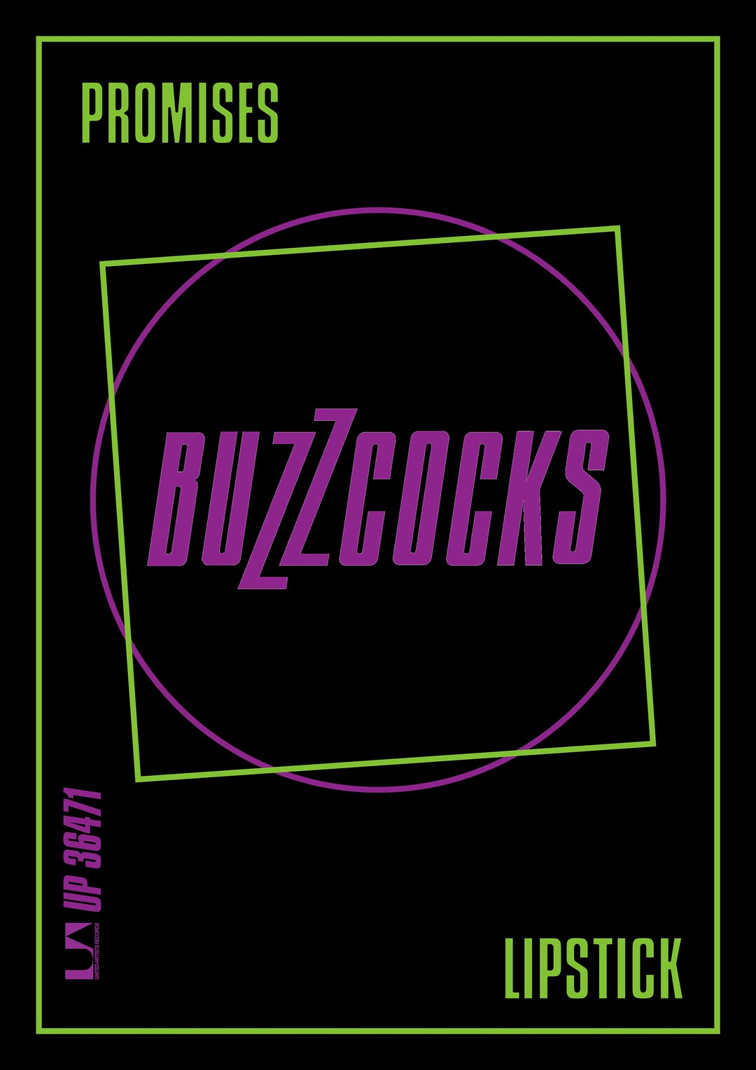 Buzzcocks / Promises Lipstick Punk A4 Art Print on Card - Etsy