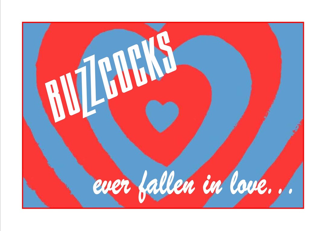 BUZZCOCKS Ever Fallen in Love With Someone A4 Art Print on - Etsy
