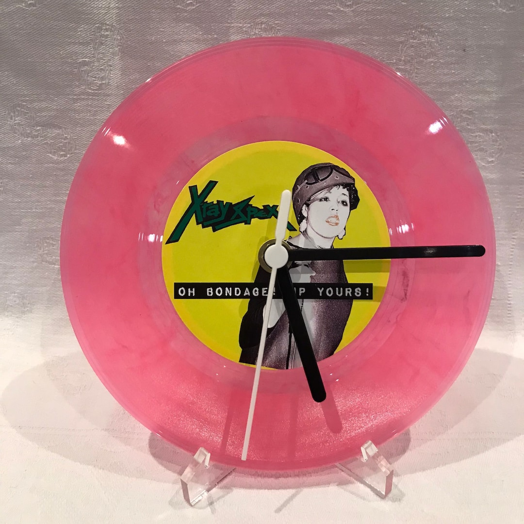 X-RAY SPEX 7 Vinyl Record Clock PUNK Inspired Art on - Etsy