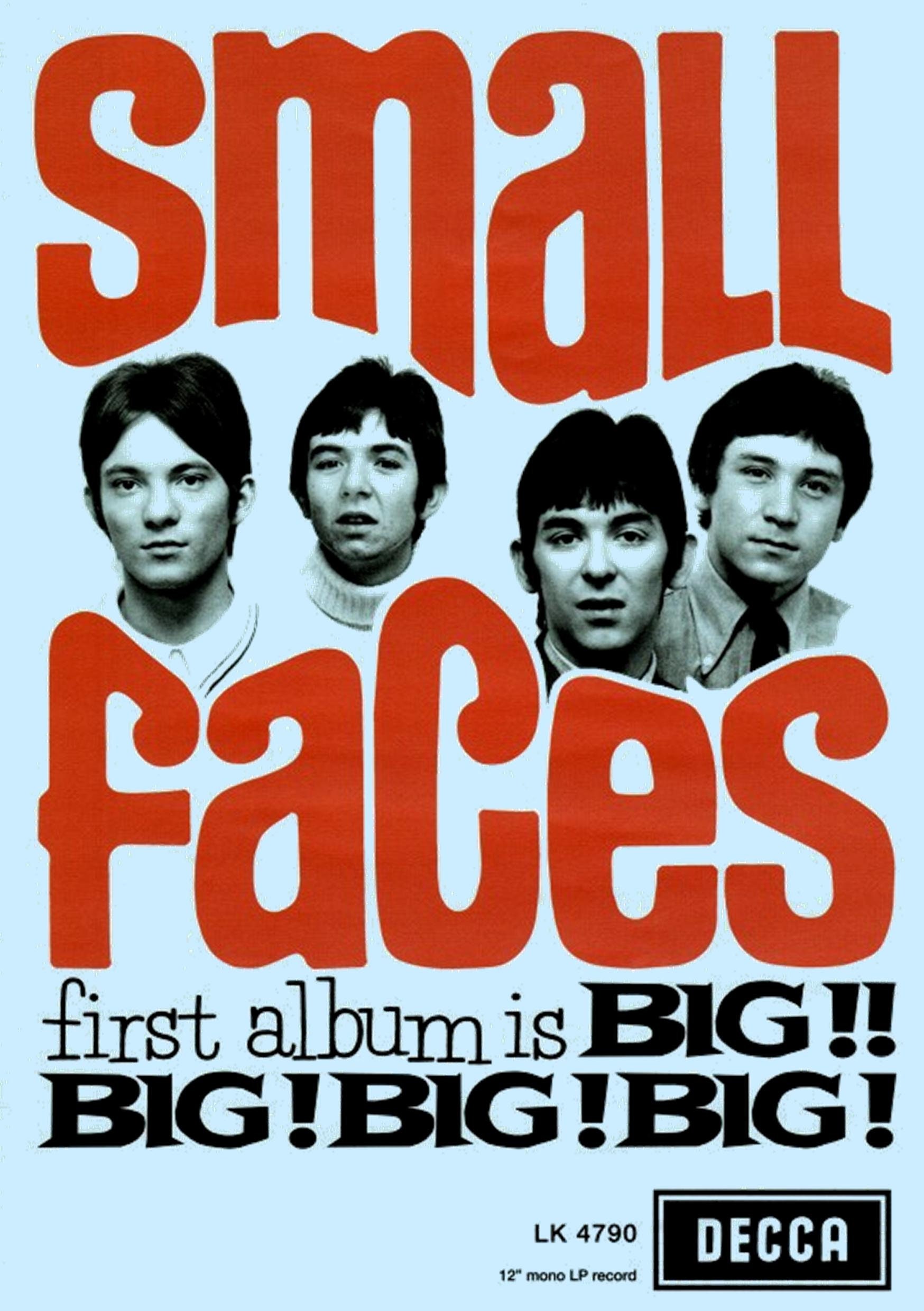 SMALL FACES Decca A3 Art Poster MARRIOTT Mod Humble - Etsy UK