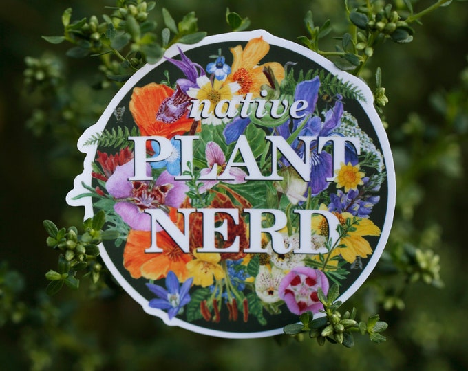 California Native Plants Sticker - Etsy