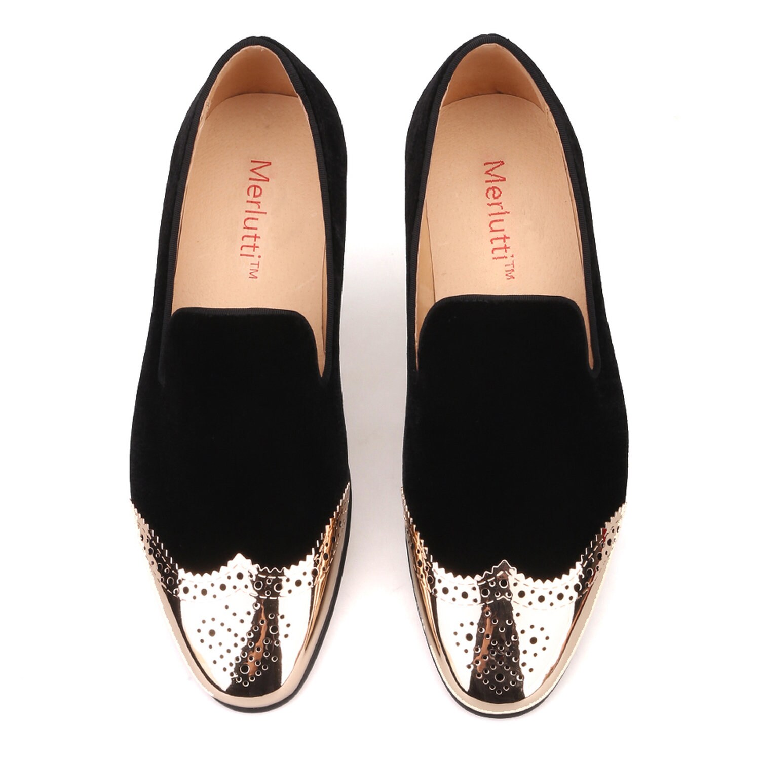 Merlutti Black Velvet Gold Bullock Buckle - Etsy