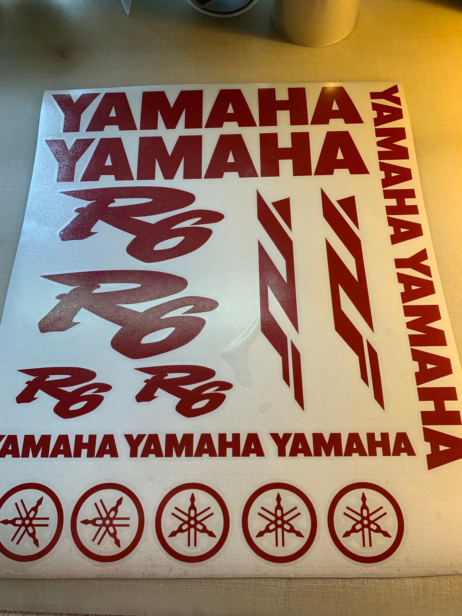Yamaha R6 Decal Kit 14 13 12 11 10 09 08 07 06 05 04 03 02 01 | Etsy