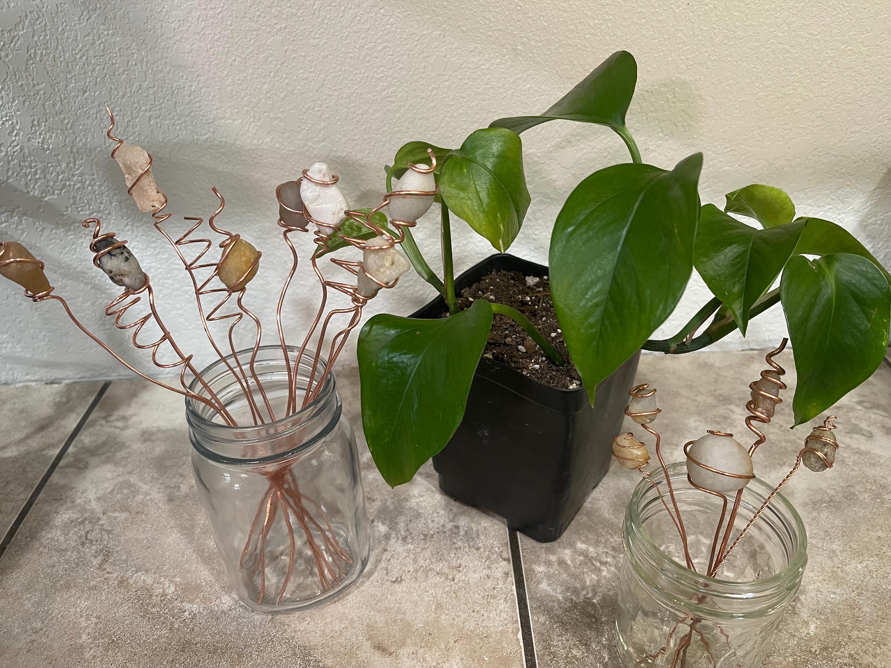 3-pack Mini Copper Plant Stakes for Electroculture or Decoration - Etsy