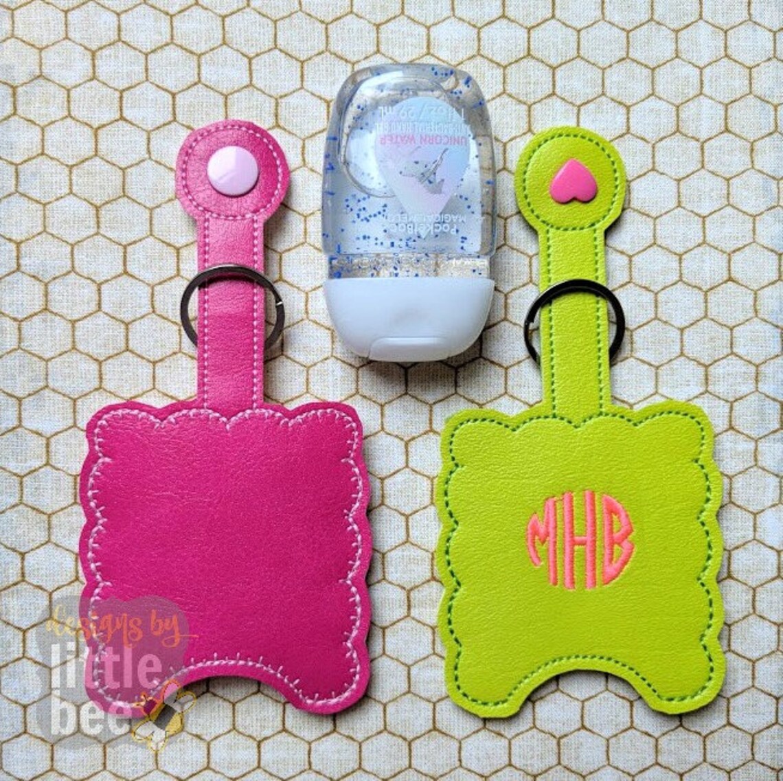 Scalloped Hand Sanitizer Case ITH in the Hoop Embroidery - Etsy
