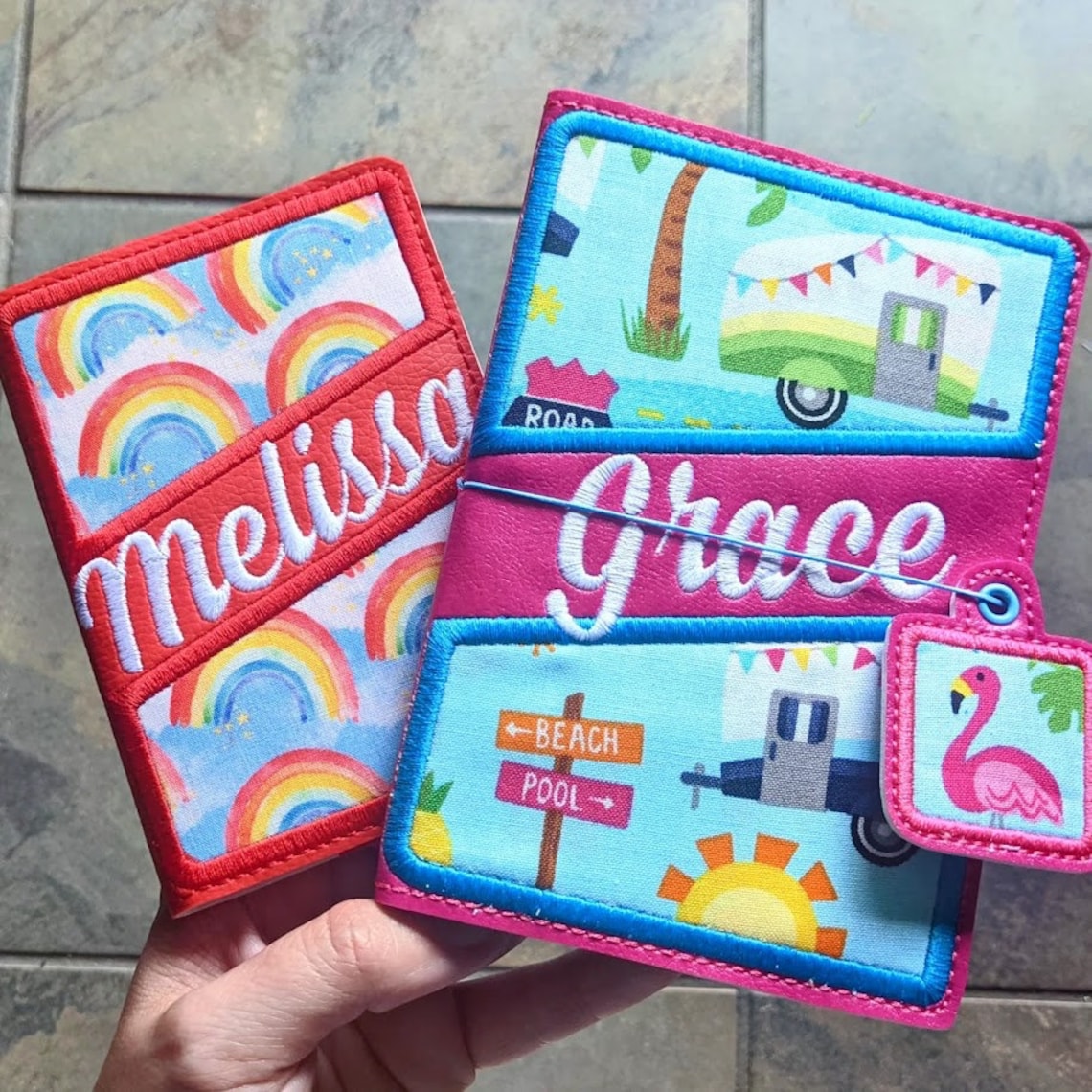 Split Applique Notebook Covers 2 Sizes Instant Download - Etsy