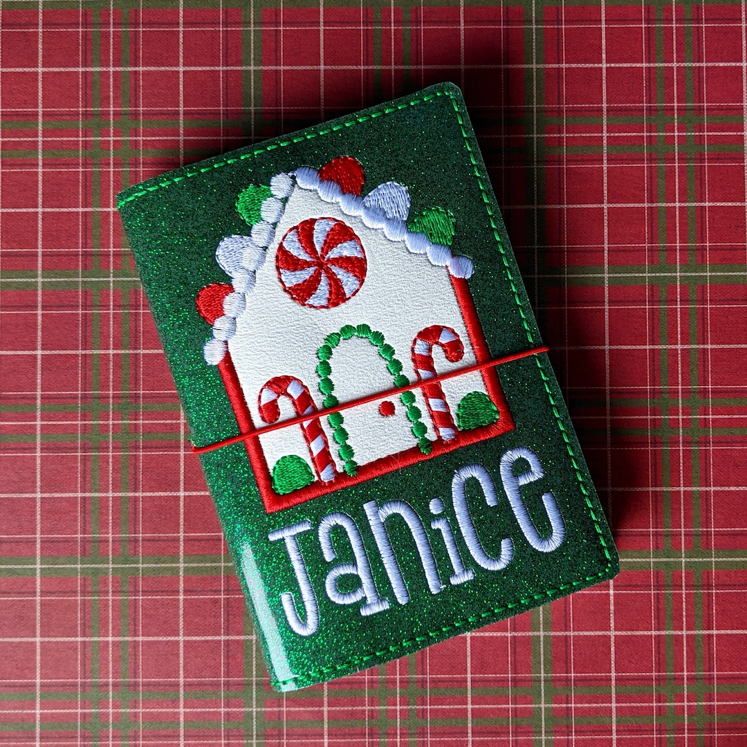 Gingerbread House Applique Design - 3 Sizes - Instant Download ...