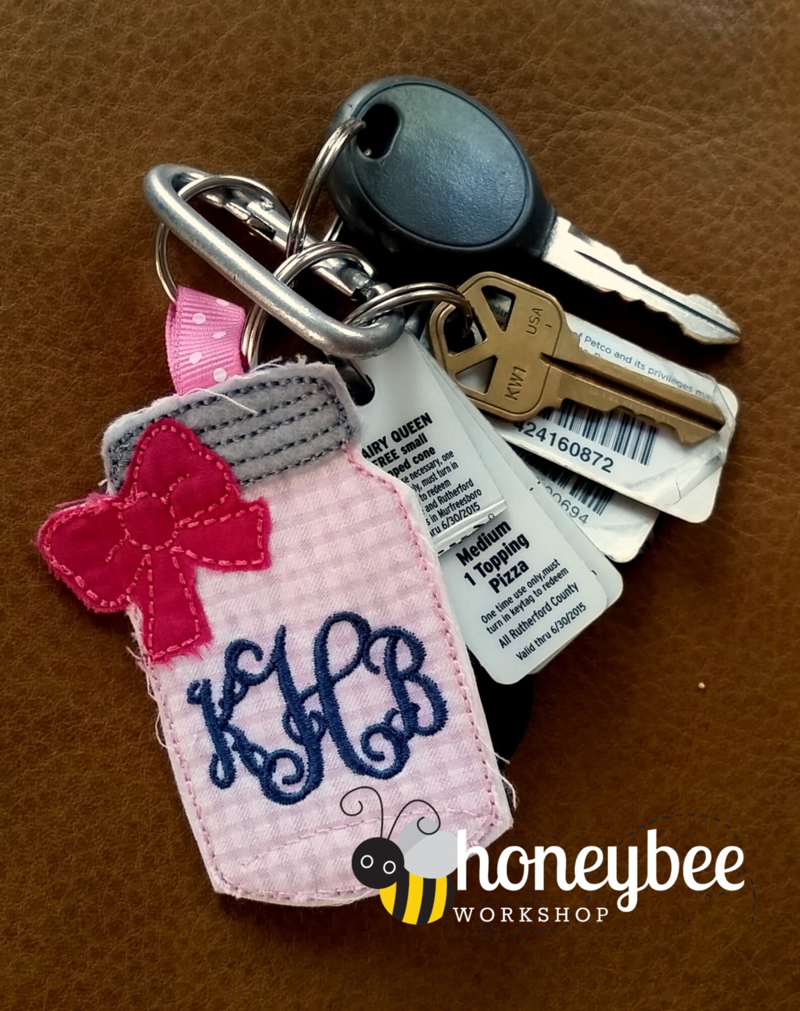 DIGITAL ITEM Mason Jar Key Fob AND Snap Tab Keychain Bow | Etsy