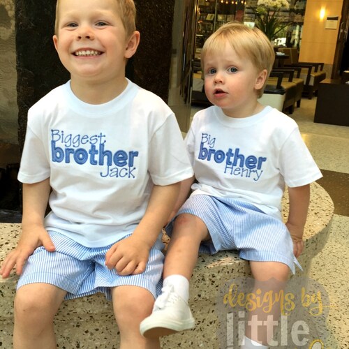 5x7 ONLY: Baby Little Middle Big AND Biggest Brother and - Etsy