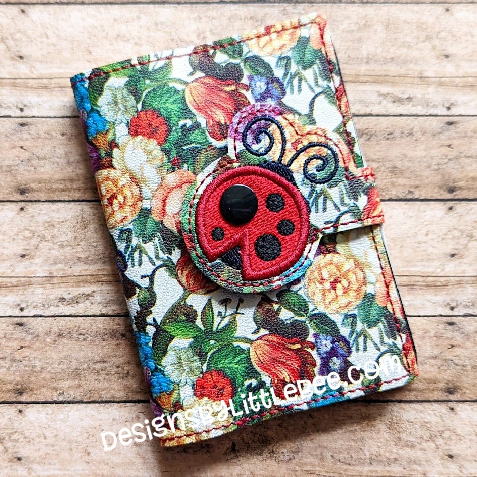Ladybug Mini Composition Book Snap Cover - 2 VERSIONS - Instant ...