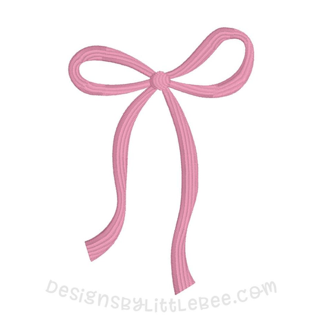 Dainty Bow Embroidery Design 6 SIZES Instant Download Embroidery Design ...