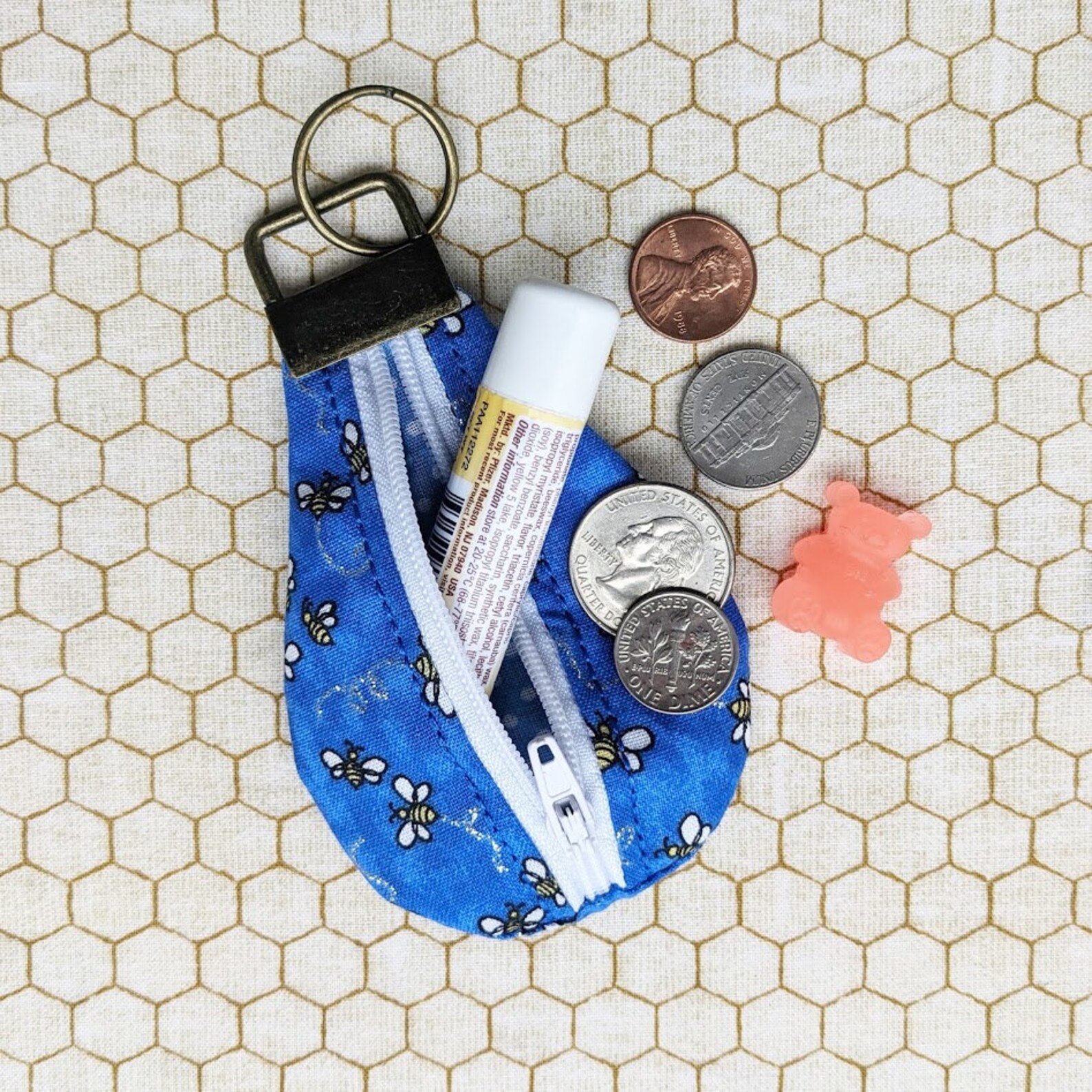 Teardrop Coin Pouch Zipper Bag Fabric & Vinyl in the Hoop - Etsy