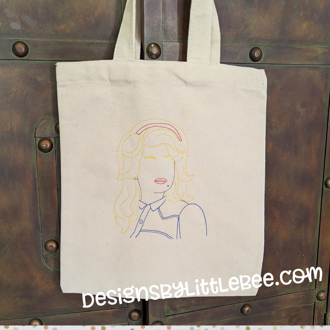 Dolly Sketch / Linework Embroidery Design - 4 SIZES - Instant Download ...