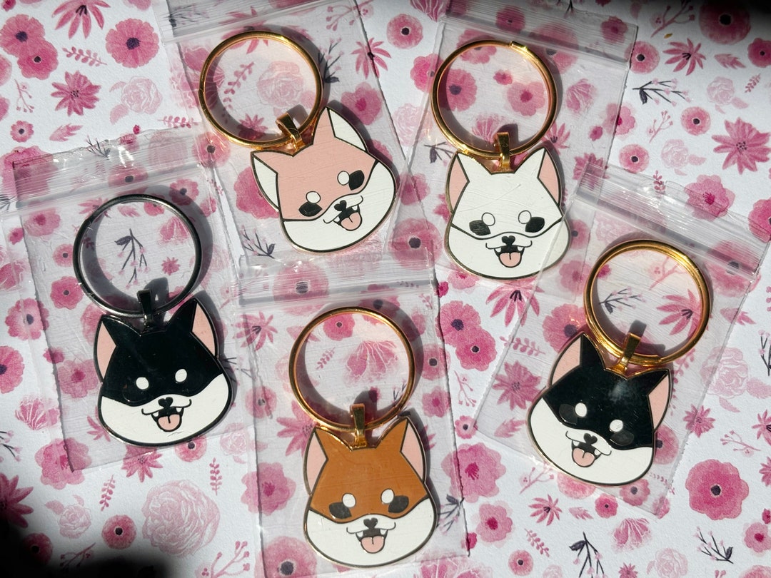 Shiba Keychain - Etsy
